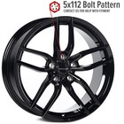 CIRCUIT PERFORMANCE CP34 18x8 5x112 +40 FULL GLOSS BLACK WHEELS (SET OF ...