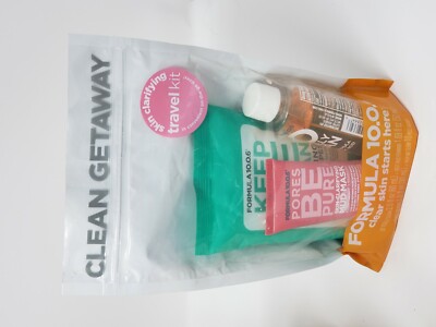 Formula 10.0.6 Clean Getaway Skin Clarifying Travel Kit | eBay