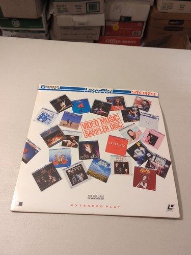 PIONEER ARTISTS VIDEO MUSIC SAMPLER DISC Laserdisc/ Extended Play NOT A ...