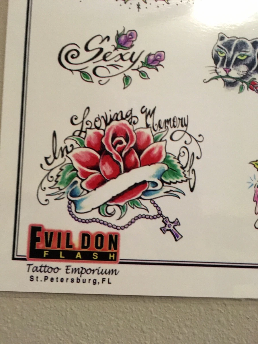 Heart And Banner Tattoo Flash