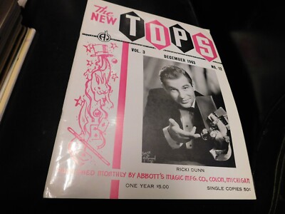 The New Tops Magazine Of Magic 1963 December | eBay