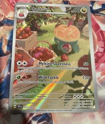 Pokémon TCG Appletun 211/191 Surging Sparks Illustration | eBay