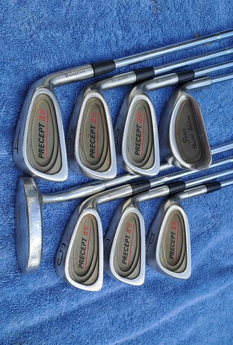 Golf irons set BRIDGESTONE PRECEPT EV 8 clubs RH Spalding putter Stiff ...