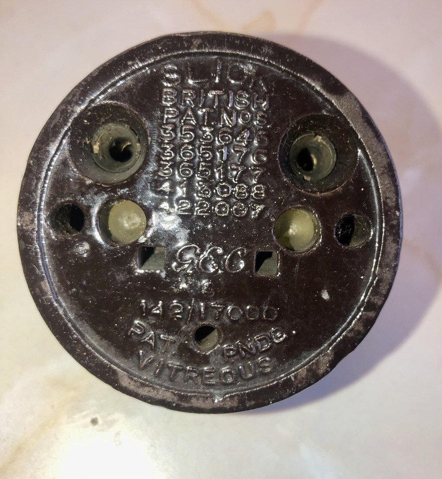 Vintage 1930s GEC ‘Slick’ Brown Ceramic Toggle Light Switch 1 Way | eBay UK