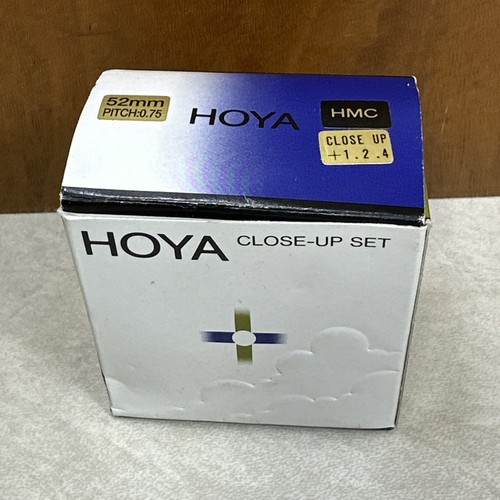 Hoya 52mm HMC Close-up Set +1 +2 +4 W/ Box Storage Case | eBay