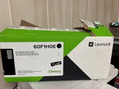 Genuine Lexmark 60F1H0E (same as 60F1H00) Toner Cartridge - Black Open ...