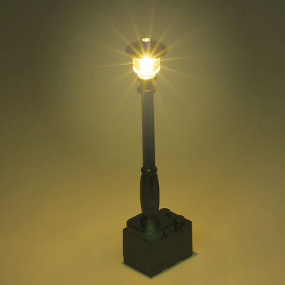 Black Light-Up Lamp Post (Yellow / Warm Light) | eBay