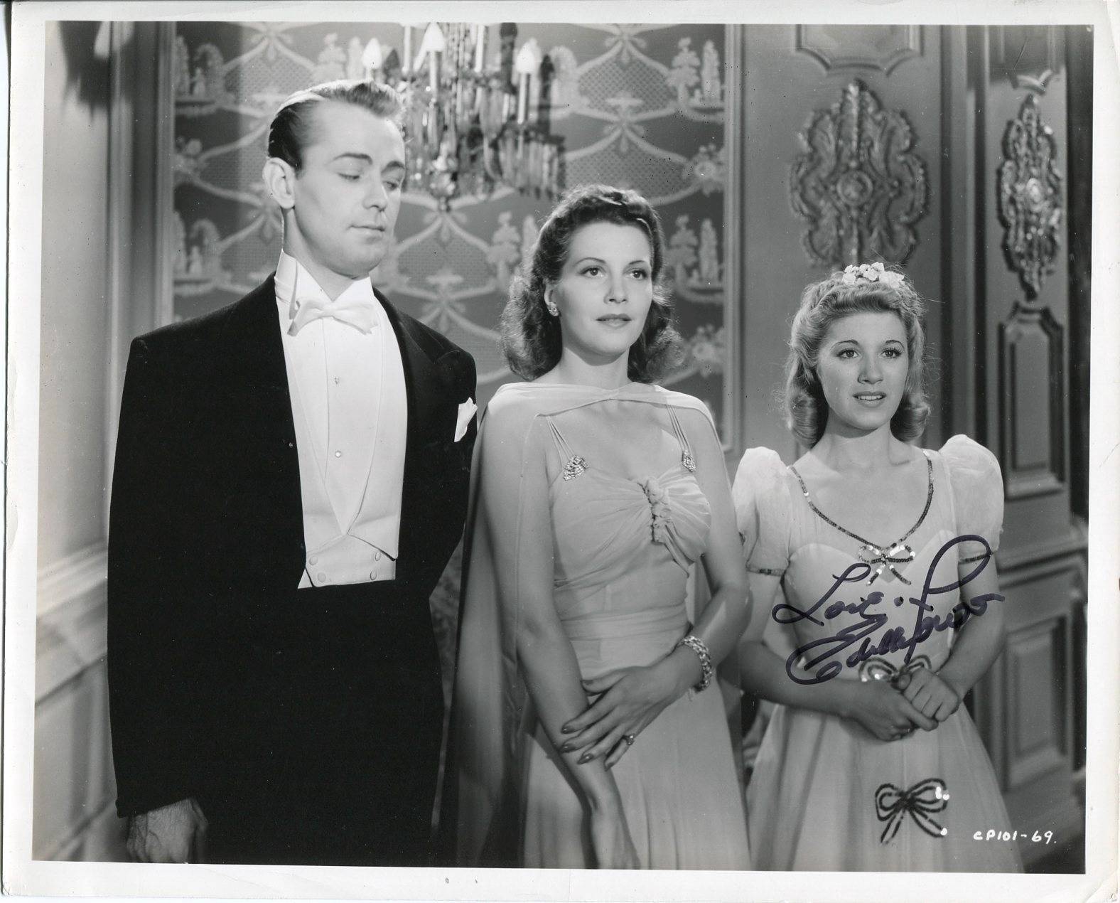 EDITH FELLOWS SIGNED PHOTO AUTOGRAPH OUR GANG CHILD ACTRESS HUCKLEBERRY ...