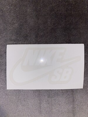 Nike SB White Sticker Authentic - Brand New | eBay