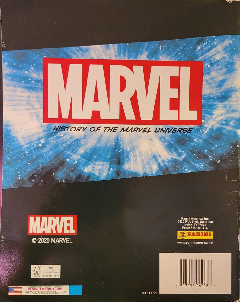 Marvel Comics 80 Years Anniversary Sticker Album Panini NEW | eBay