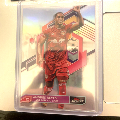 2023 Topps Finest Major League Soccer #33 Andres Reyes New York Red ...