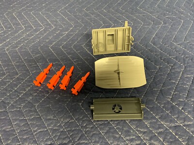 Gi Joe Vintage 1987 Mobile Command Center Parts Ft Foward Missile Radar ...