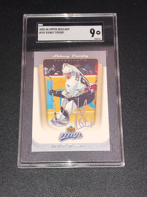 SGC 9, 2005-06 MVP Sidney Crosby ROOKIE Card **GOAT** | eBay