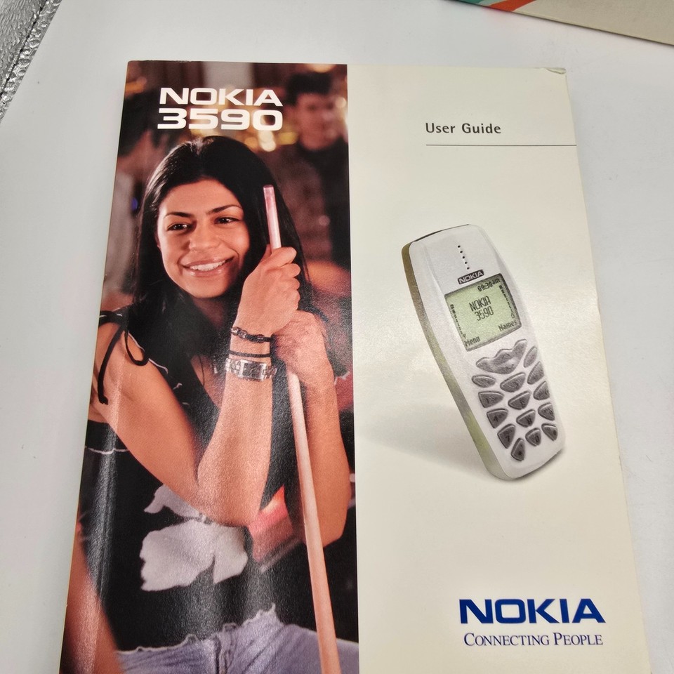 Vintage Nokia 3590 Cingular/At&t Analog Cell phone Bundled in Box ...