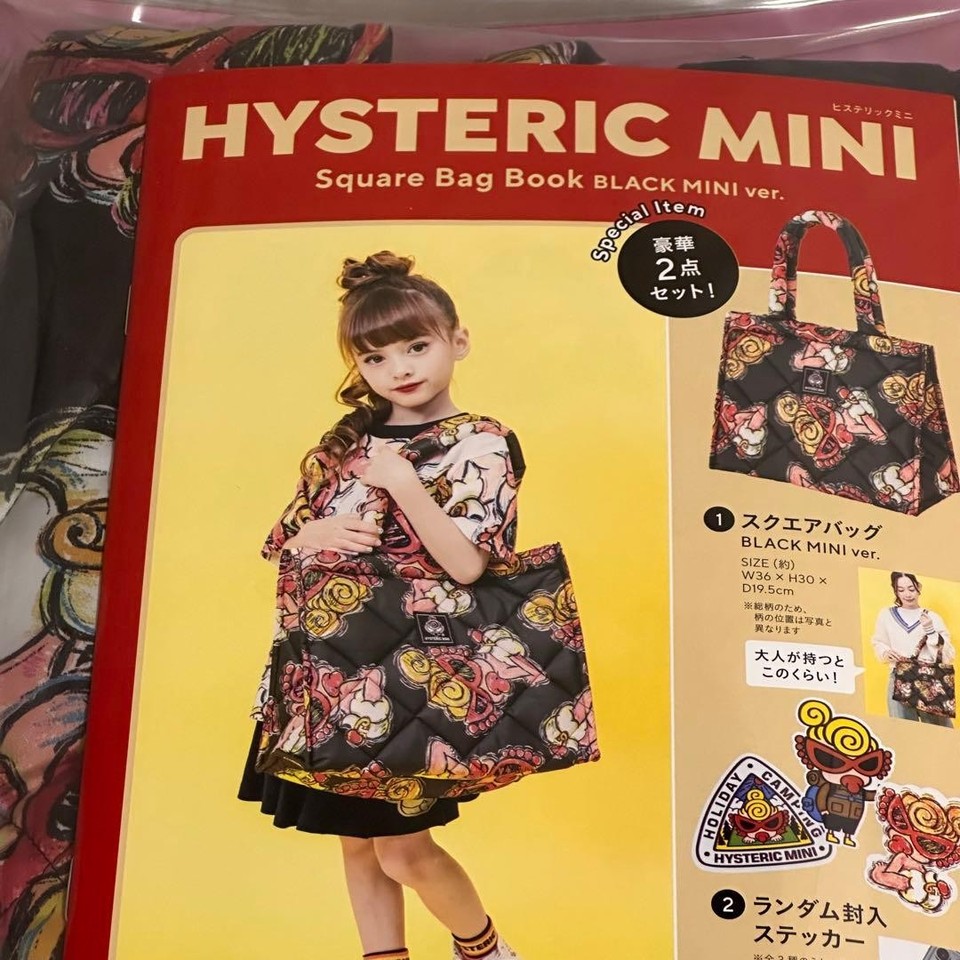 Hysteric Mini Square Bag Book Black Ver JPN Limited Edition Rare Model ...