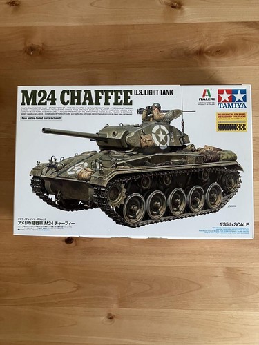 Tamiya 1/35 M24 Chaffee Tank Model Kit - Used, Box Damage, Contents OK ...