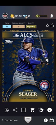 Topps Bunt 2023 Postseason Challenge Corey Seager Legendary Award ...