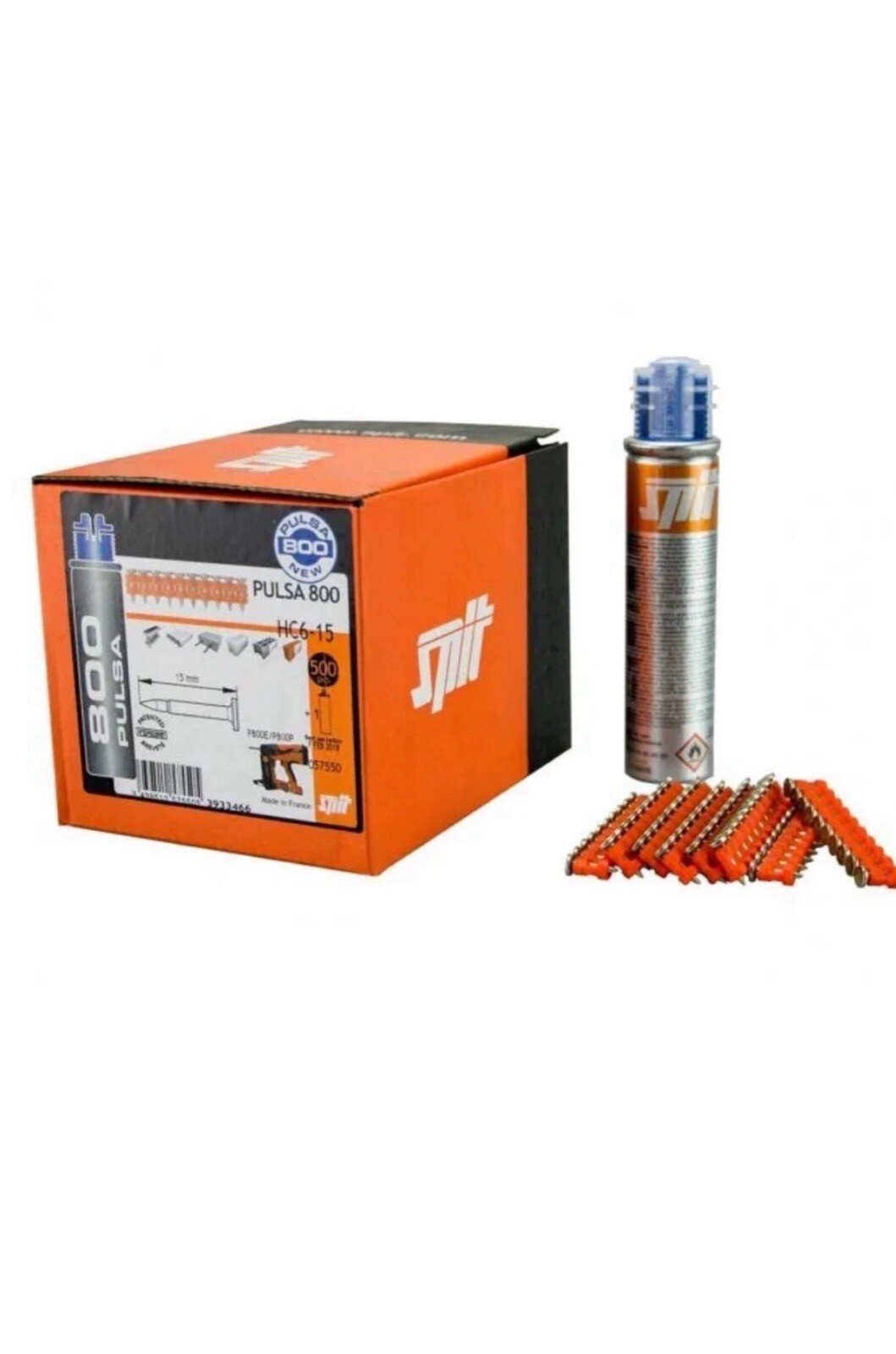 SPIT Pulsa 800 Nails HC6-15 Pins with Gas 15mm (057550) for sale online ...