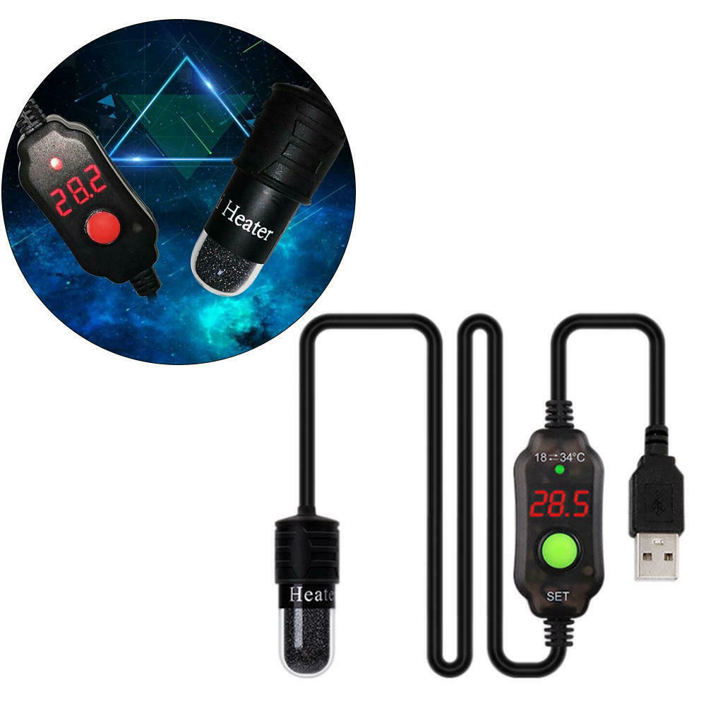 Mini Aquarium Heizung 10W 5V USB Aquarien Heizstab Einstellbare ...