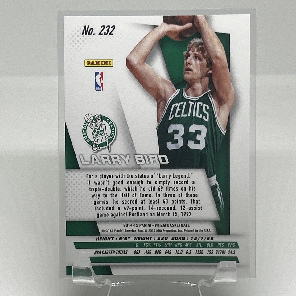 2014 Panini Prizm Larry Bird #232 Celtics | eBay