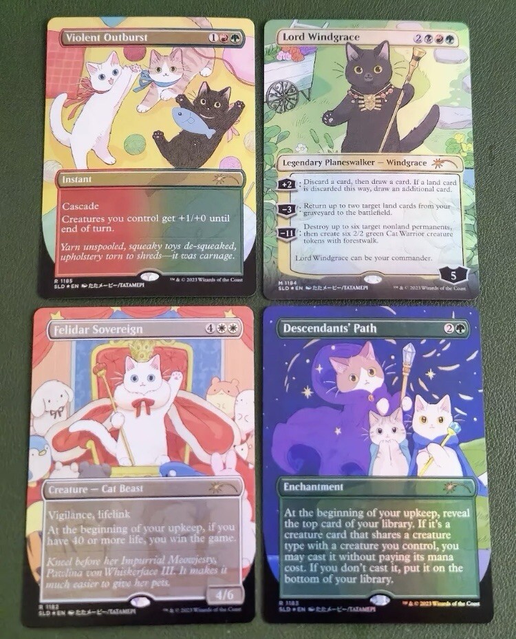 MTG FELIDAR SOVEREIGN Borderless/Ext Art FOIL SLD PSA 10 2022 RARE ...