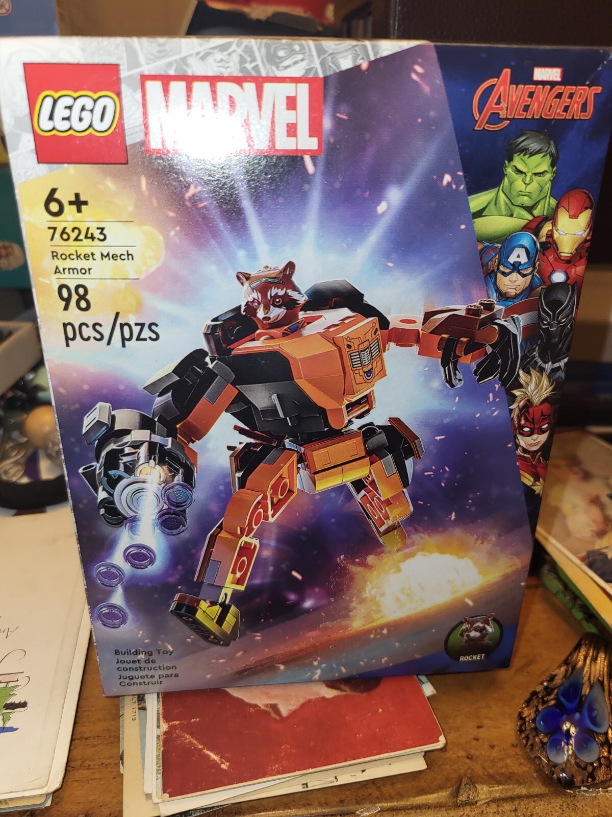 Lego Marvel Avengers Rocket Mech Armor Building Set 76243 new in box | eBay