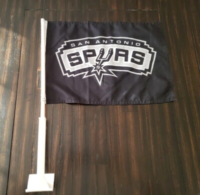 San Antonio Spurs NBA Car Auto Window Flag Driver's Side NWOT | eBay
