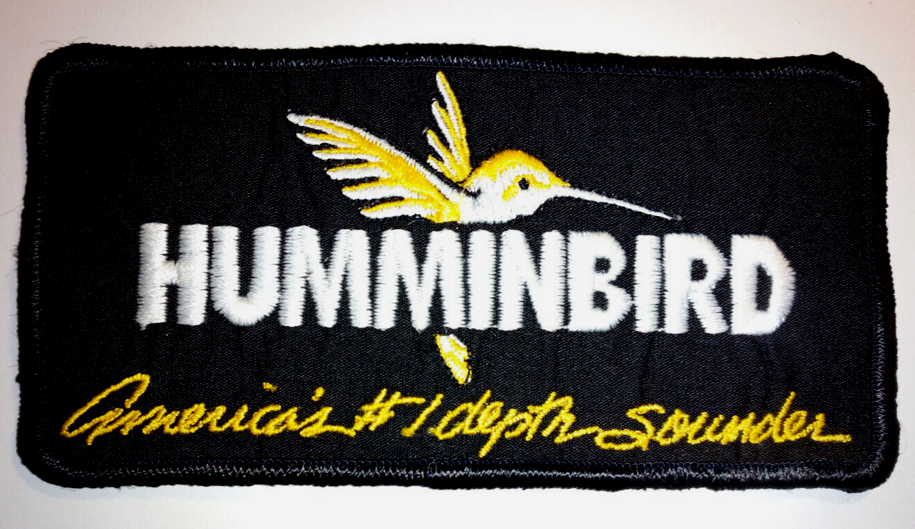 Vintage Hummingbird America's #1 Depth Sounder Patch Badge Crest | eBay