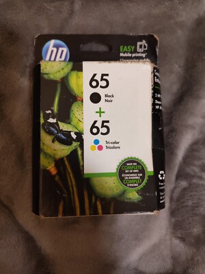 HP 65 Black & Tri-color Original Ink Cartridges 889894900760| eBay