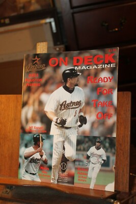 Vintage MLB 2001 Houston Astros On Deck Magazine | eBay