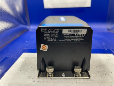 Garmin GRS 77 Altitude Heading Reference System P/N 011-00868-10 WITH ...