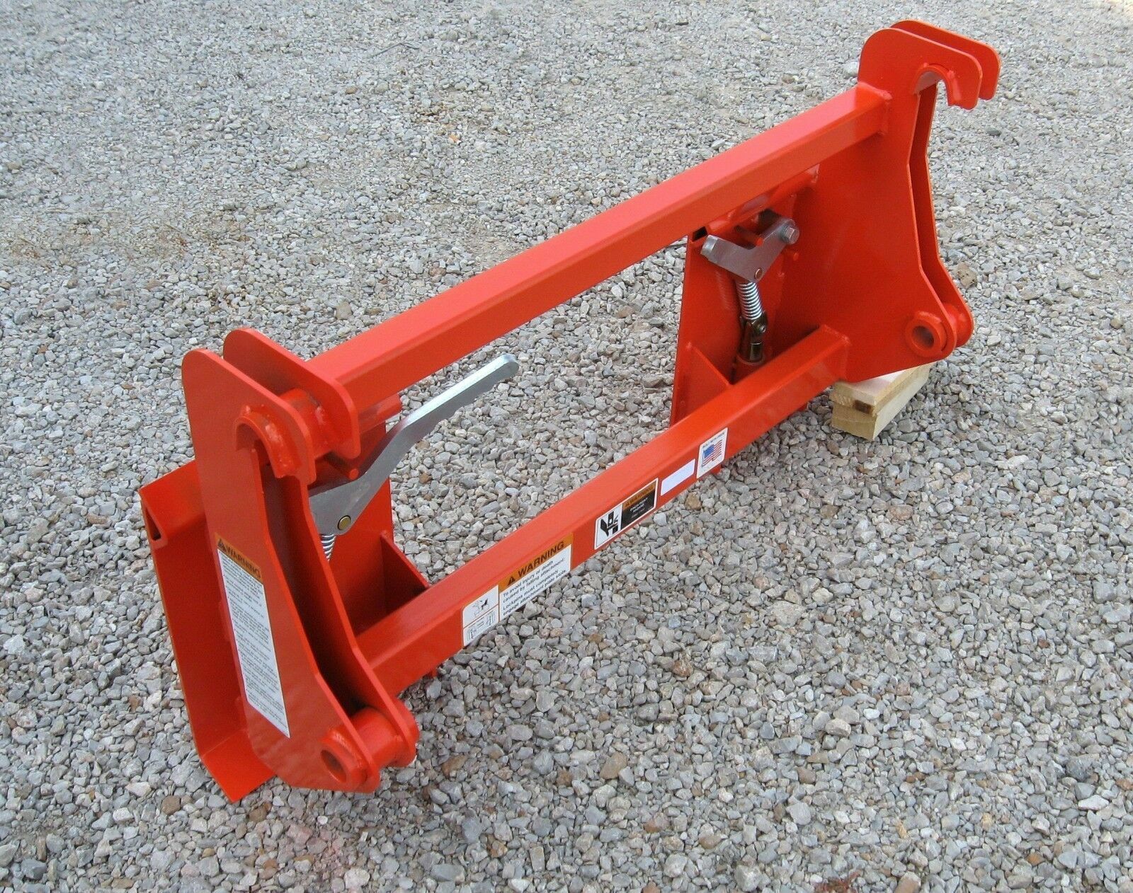 Kubota LA1251 LA1301 LA1601 Loader To Skid Steer Quick Attach Adapter ...