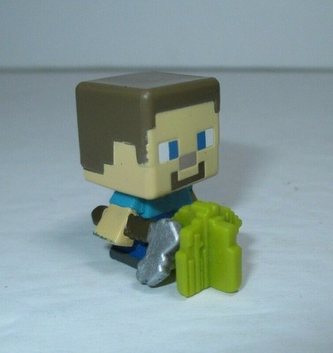 Minecraft Mini-Figures Obsidian Series 4 1" Farming Steve Figure Mojang ...