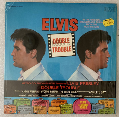 Elvis Presley Double Trouble Soundtrack LP RCA 1970s Reissue APL1-2668 ...