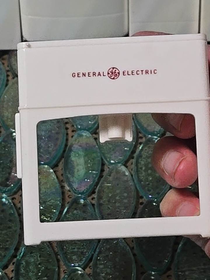 Vtg General Electric Kitchen Salesman Sample Design Cabinets Fridge GE ...