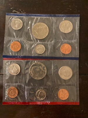 1986 Uncirculated Coin Set U.S Mint Original Government Packaging OGP ...