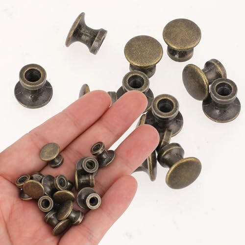 12 Pcs 1/2 Inch Mini Drawer Pulls Knobs Drawer Knobs Handles, Jewelry ...