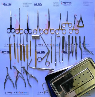 Rhinoplasty set of 32pcs packed in sterilizing box,plastic surgery | eBay