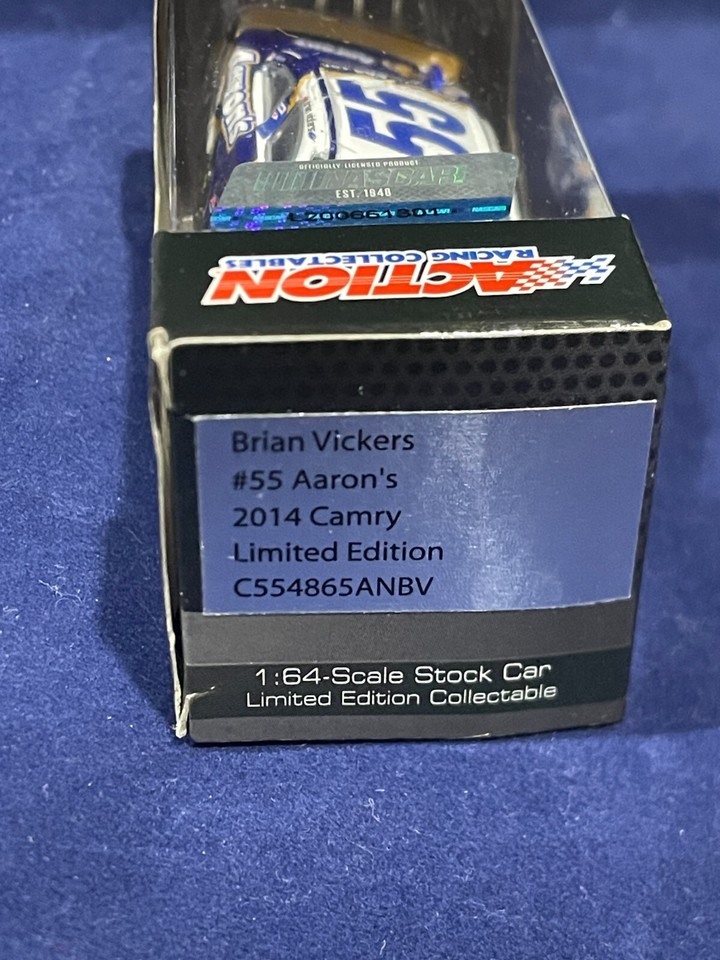 BV 2014 Action Racing 1/64 #55 Brian Vickers Aaron's | eBay