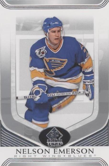 2020-21 Upper Deck SP Signature Edition Legends - Nelson Emerson #125 ...