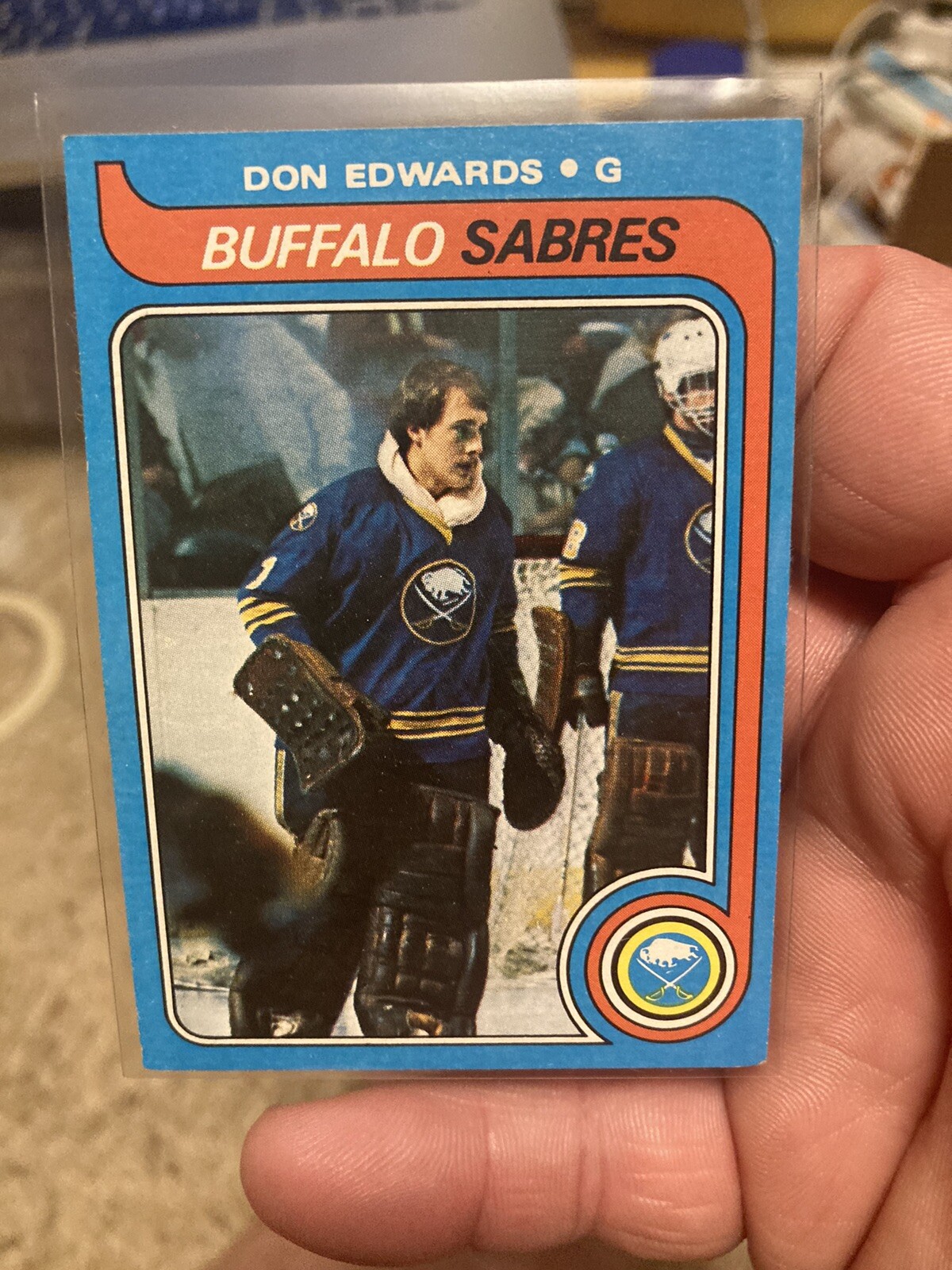 1979 Topps #105 Don Edwards Buffalo Sabres Hockey card | eBay
