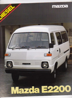 1980 MAZDA E-SERIES PANEL VAN & TRUCK RANGE 4p Brochure E2200 DIESEL | eBay