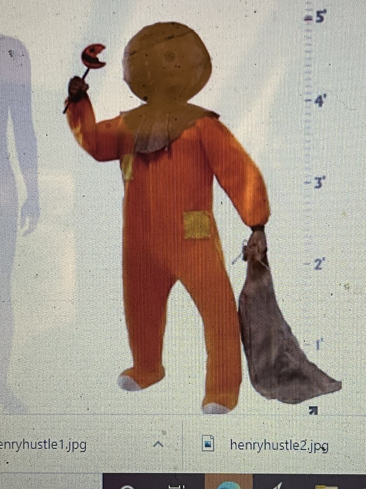 Halloween Prop 4.3 Ft Trick 'r Treat Sam Animatronic Decoration - New ...