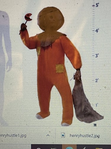 Halloween Prop 4.3 Ft Trick 'r Treat Sam Animatronic Decoration - New ...