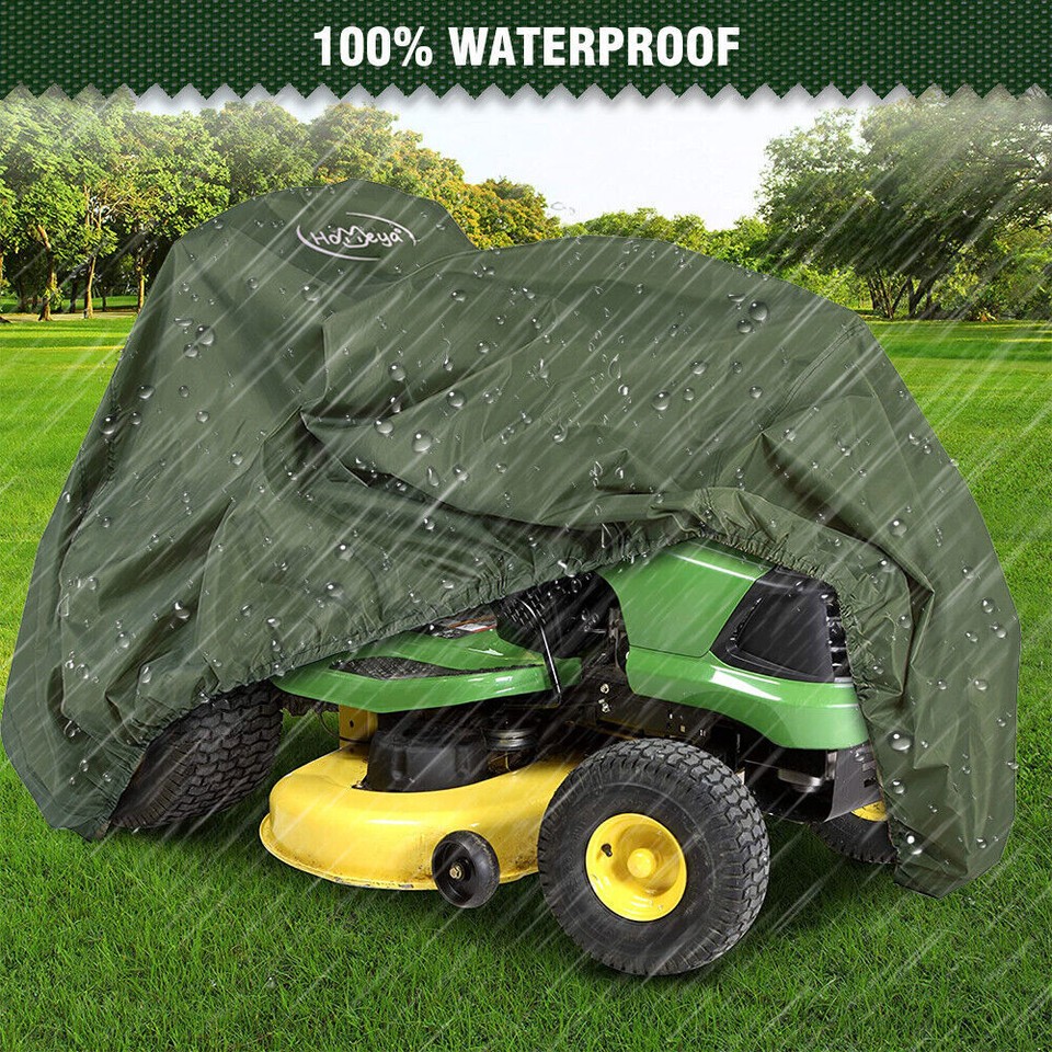Waterproof Riding Lawn Mower Tractor Cover Garden Heavy Duty Fit Deck ...