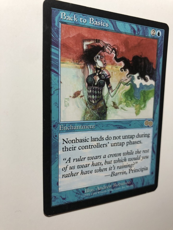 MTG - Back To Basics - Urza's Saga - Rare - Heavy Play HP | eBay