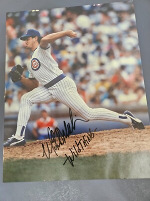MITCH WILLIAMS "WILD THING" Chicago Cubs Signed Autographed 8" x 10 ...