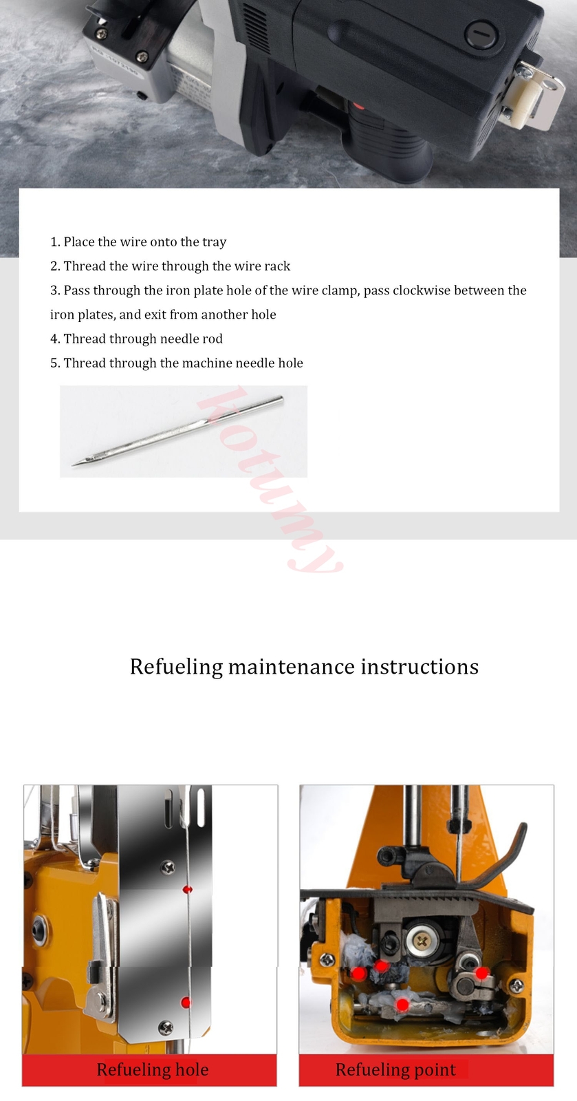 Portable Rechargeable Li-ion Battery Sewing Machine Rice Bag Packaging ...