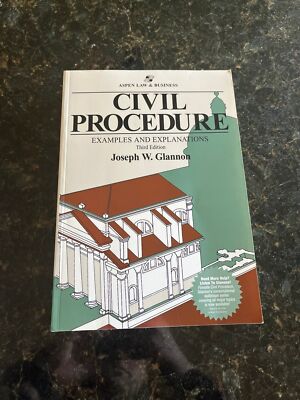 Civil Procedure Examples and Explanations Book | eBay