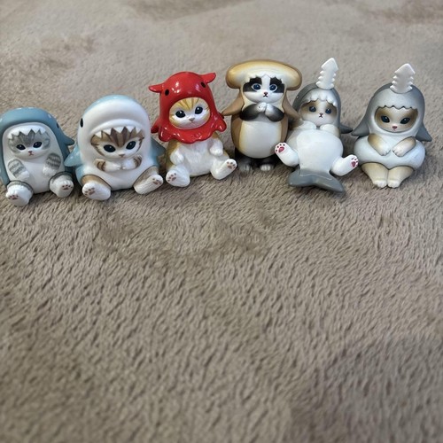 Mofusand Sea Creatures Figure Set Cute Animal Collection Display Decor ...